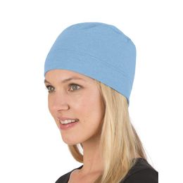 TRIGEMA Strickmütze »Soft-Cap« 1 Stk. tlg. iceblue-melange 900 900 Elastischer Feinripp