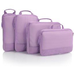 Heys Kofferorganizer »Ecotex Compression Packing Cube« komprimierbare Packwürfel, Packtaschen, Organizer für Koffer Lilac Blossom