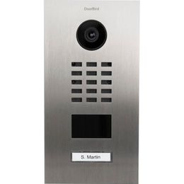 DoorBird &Uuml;berwachungskamera &raquo;IP Video T&uuml;rstation D2101V&laquo; Innenbereich;Au&szlig;enbereich 1 Stk. tlg. silber Einfacher Anschluss an das Netzwerk - Anschluss 
