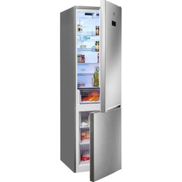 Beko Kühl-/Gefrierkombination »RCNA406EO6XBN« 202, 5 cm hoch 59, 5 cm breit edelstahl