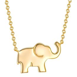 Rafaela Donata Kette mit Anhänger »RD451« aus Sterling Silber gelbgold onesize Halskette mit Anhänger Elefant