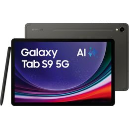 Samsung Tablet »Galaxy Tab S9 5G« (27, 81 cm / 11 ′′) Android 128 GB WQXGA 5G AI-Funktionen) Graphite Lithium-Ionen (Li-Ion) 8400 mAh