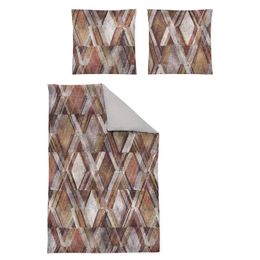 Irisette Wendebettw&auml;sche &raquo;Zobel 8874&laquo; 2 Stk. tlg. einzigartige kuschelig weiche Winterbettw&auml;sche kupfer Obermaterial: 100% Baumwolle B/L: 155 cm x...