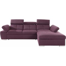 exxpo - SOFA FASHION Ecksofa »Spring, super bequem, mit Armteil- und Kopfteilfunktion, OTTOs Choice« L-Form, wahlweise mit Bettfunktion und...
