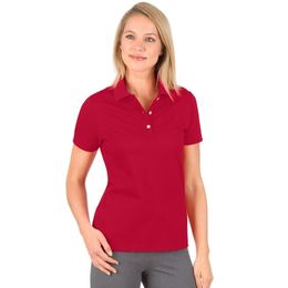 TRIGEMA Poloshirt »Poloshirt aus Baumwolle« 1 Stk. tlg. kirsch XS XS Piqué Qualität