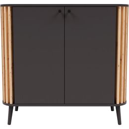 Inosign Kommode »Stavanger, Breite 92 cm, Paneel-Stäbchen-Optik, 2 Türen, 2 Fächer« 1 Stk. tlg. 1 Einlegeboden, Anrichte, Schrank, Sideboard,...