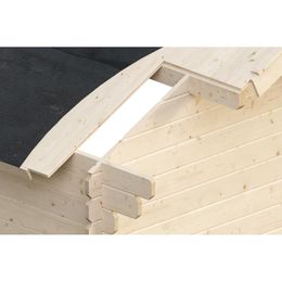 Skan Holz Gartenhaus &raquo;Porto 2&laquo; beige Holzwerkstoff