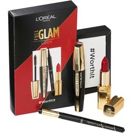 L'ORÉAL PARIS Augen-Make-Up-Set »VML + Color Riche + Superliner« mit gerader Elastomer-Bürste 297 / 01 Extra Black / Red Passion / Black 0 Make-Up...