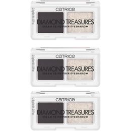 Catrice Damen Lidschatten-Palette &raquo;Diamond Treasures Cream to Powder Eyeshadow&laquo; Seidige Textur f&uuml;r m&uuml;heloses Verblenden und makellosen Halt