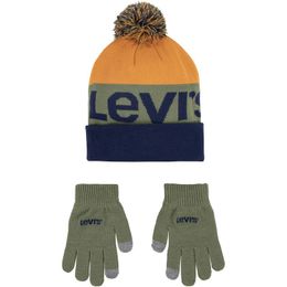 Levi's Kids Jungen Levi's Kids Bommelm&uuml;tze Set, und Handschuh im Set