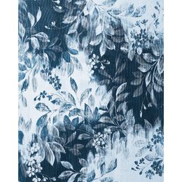 Komar Vliestapete &raquo;Digitaldruck Vlies - Idyllic Indigo - Gr&ouml;&szlig;e 200 x 250 cm&laquo; bedruckt glatt Wohnzimmer, Schlafzimmer blau Vlies