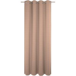 Adam Vorhang &raquo;Uni Collection&laquo; &Ouml;sen 1 Stk. tlg. Blickdichter aus 100% Bio-Baumwolle beige Obermaterial: 100% Baumwolle 325 cm