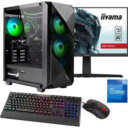 Hyrican Gaming-PC-Komplettsystem »Striker SET02292« 23, 8 ′′ Intel Core i7 GeForce RTX 3060 16 GB RAM 1.000 GB SSD Windows 11, i7-12700F, inklusive...
