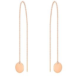 EASTSIDE Paar Ohrhänger »Set: ES407« aus Edelstahl roségold 110,0 mm Ohrschmuck für Frauen