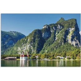 Artland Wandbild »Blick auf den Königssee« Berge & Alpenbilder 1 Stk. tlg. als Alubild, Outdoorbild, Leinwandbild, Poster in verschied. Größen...