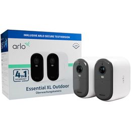 ARLO Smart Home Kamera &raquo;ESSENTIAL 2 XL FHD Outdoor Camera 2er-Pack&laquo; Au&szlig;enbereich 2 Stk. tlg. schwarz-wei&szlig; Diebstahlersatz (erfordert eine Secure 