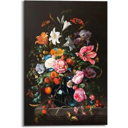 Reinders! Holzbild »Stilleben Blumen in Vase Jan Davidsz de Heem« 1 Stk. tlg. Farbe Bild(er): Mehrfarbig