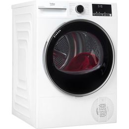 Beko Kondenstrockner »B3T42249S« 8 SteamCure-Dampffunktion für schonende Pflege und Frische weiß Trommelmaterial: Edelstahl