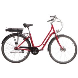 Saxonette Damen SAXONETTE &raquo;Fashion Plus 2.0&laquo; 7 Gang Shimano Nabenschaltung Frontmotor 250 W Pedelec, Elektrofahrrad f&uuml;r Damen u. Herren rot