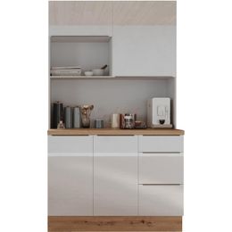 respekta Buffet »Safado aus der Serie Marleen« Breite 120 cm, mit Soft-Close, in exklusiver Konfiguration für OTTO Front: Weiß Hochglanz/Korpus:...