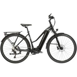 KROSS »E-Trekkingrad Trans Hybrid 6.0 28 Zoll schwarz« 10 Gang Shimano DEORE XT T8000 Schaltwerk Kettenschaltung Mittelmotor 250 W Pedelec,...