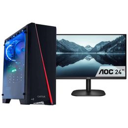 Captiva Gaming-PC-Komplettsystem »Advanced Gaming I61-391 TFT Bundle« 23, 80 ′′ Intel Core i3 GeForce GTX 1650 16 GB RAM 1.000 GB HDD 250 GB SSD...