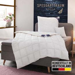 Spessarttraum Daunenbettdecke »Arosa Bettdecke min 135x200 cm & weitere Größen« leicht Füllung 90% Daunen & 10% Federn 1 Stk. tlg. Bettdecke...
