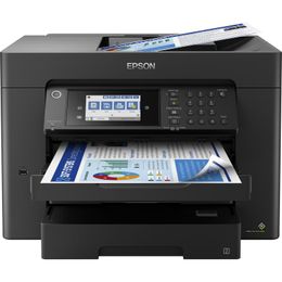 Epson Multifunktionsdrucker »WorkForce WF-7840DTWF« schwarz Beidseitiger Druck, Display