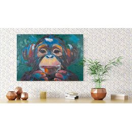 Gilde Leinwandbild »Bild rechteckig Ape mehrfarbig H. 70 cm« 1 Stk. tlg. Farbe Bild(er): mehrfarbig