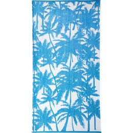 stuco Strandtuch &raquo;Palmtree&laquo; hellblau Obermaterial: 100% Baumwolle B/L: 90 cmx165 cm