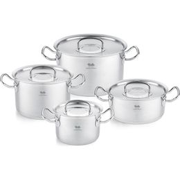 Fissler Topf-Set »Original-Profi Collection Retro« Edelstahl 18/10 Set, 3 Kochtöpfe, 1 Bratentopf, 4 Metalldeckel, 8 Stk. tlg. Limited Edition,...