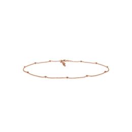 Elli Kette ohne Anhänger »Choker Kugelkette ohne Anhänger 925 Silber« Rosegold 36 Schlichter kurzer Halsschmuck