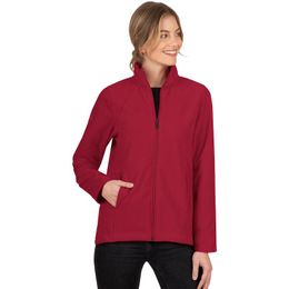 TRIGEMA Fleecejacke »Taillierte Fleecejacke« 1 Stk. tlg. rubin L L Fleece-Qualität, innen und außen angeraut