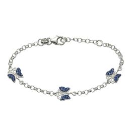 Vivance Kinder Armband &raquo;925/- Sterling Silber Schmetterling&laquo; wei&szlig;