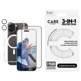 CARE BY PANZERGLASS Handyhülle »Flagship 3-in-1 für Apple iPhone 16 Pro Max« Backcover, Schutzhülle, Handyschutzhülle, Case, Schutzcase, stoßfest...