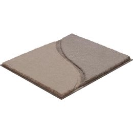 Grund Badematte »Manta« Höhe 24 mm rutschhemmend beschichtet fußbodenheizungsgeeignet taupe Obermaterial: 100% Polyacryl rechteckig (60 cm x 100 cm )