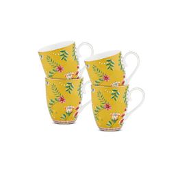 PIP Studio Becher »La Majorelle« Kaffeetassen im 4er-Set, La Majorelle, 350 ml gelb 0