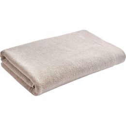 Christy Badetuch &raquo;LUXE&laquo; Luxus Badetuch in Premium Qualit&auml;t mit 730g/m&sup2;, 90x165cm, 1er Set grau Walkfrottier, Obermaterial: 100% Baumwolle