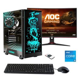 Hyrican Gaming-PC-Komplettsystem »Rockstar SET02376« 27 ′′ Intel Core i5 GeForce RTX 3060 16 GB RAM 1.000 GB SSD inklusive 27" Curved Monitor AOC...