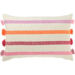 Esprit Kissenbez&uuml;ge &raquo;Jasper&laquo; mit seitlicher Quastenapplikation lila-lavendel Obermaterial: 100% Polyester B/L: 58 cm x 38 cm