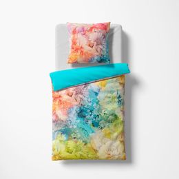 Fleuresse Wendebettw&auml;sche &raquo;Bed Art S&laquo; 2 Stk. tlg. Mako Satin-Wendebettw&auml;sche aus 100% Baumwolle bunt Obermaterial: 100% Baumwolle B/L: 155 cm x 200 cm