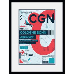 queence Bild »CGN AIRPORT« Deutschland Fashion Flugzeuge Gebäude Köln Magazincover Mode 1 Stk. tlg. HD Premium Poster-Druck inkl....