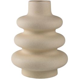 AM Design Dekovase »Tischvase aus Keramik, Höhe ca. 23, 5 cm« Keramikvase, Dekoobjekt, Blumenvase beige 0
