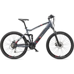 Telefunken &raquo;Aufsteiger M935&laquo; 24 Gang Shimano Acera Schaltwerk Kettenschaltung Heckmotor 250 W Pedelec, Elektrofahrrad f&uuml;r Damen u. Herren, MTB...