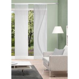 Vision S Schiebegardine &raquo;LAURINA&laquo; Paneelwagen 1 Stk. tlg. Schiebevorhang digitalbedruckt LAURINA grau Polyester