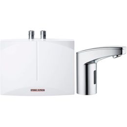Stiebel Eltron Klein-Durchlauferhitzer &raquo;DEM 3 + WSH 10 mit Sensorarmatur, f&uuml;r Handwaschbecken&laquo; Set, 3, 5 kW, m. Stecker 230V, elektronisch,...