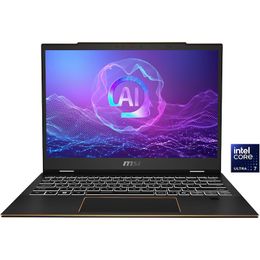 MSI Convertible Notebook »Summit 13 AI+ Evo A2VMTG-007« 33, 8 cm / 13, 3 ′′ Intel Ultra 7 ARC 1.000 GB SSD schwarz