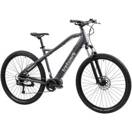 Tretwerk »Commander« 9 Gang Shimano Altus SGS Schaltwerk Kettenschaltung Mittelmotor 250 W Pedelec, Elektrofahrrad für Damen u. Herren, MTB anthrazit