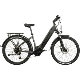 Totem »DLT-40« 9 Gang Shimano Altus Schaltwerk Kettenschaltung Mittelmotor 250 W Pedelec, Elektrofahrrad für Herren Anthrazit+schwarz