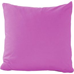Primera Kissenbezug &raquo;Mako-Feinjersey Kissenbezug im Doppelpack&laquo; In vielen Uni-T&ouml;nen fuchsia Obermaterial: 100% Baumwolle B/L: 40 cm x 40 cm